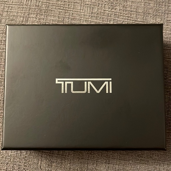 Tumi | Bags | Tumi Small Black Leather Wallet Nwt In The Box | Poshmark